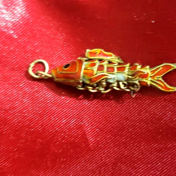 Chinese | Jewelry | Vintage Chinese Sterling Silver Fish Charm | Poshmark